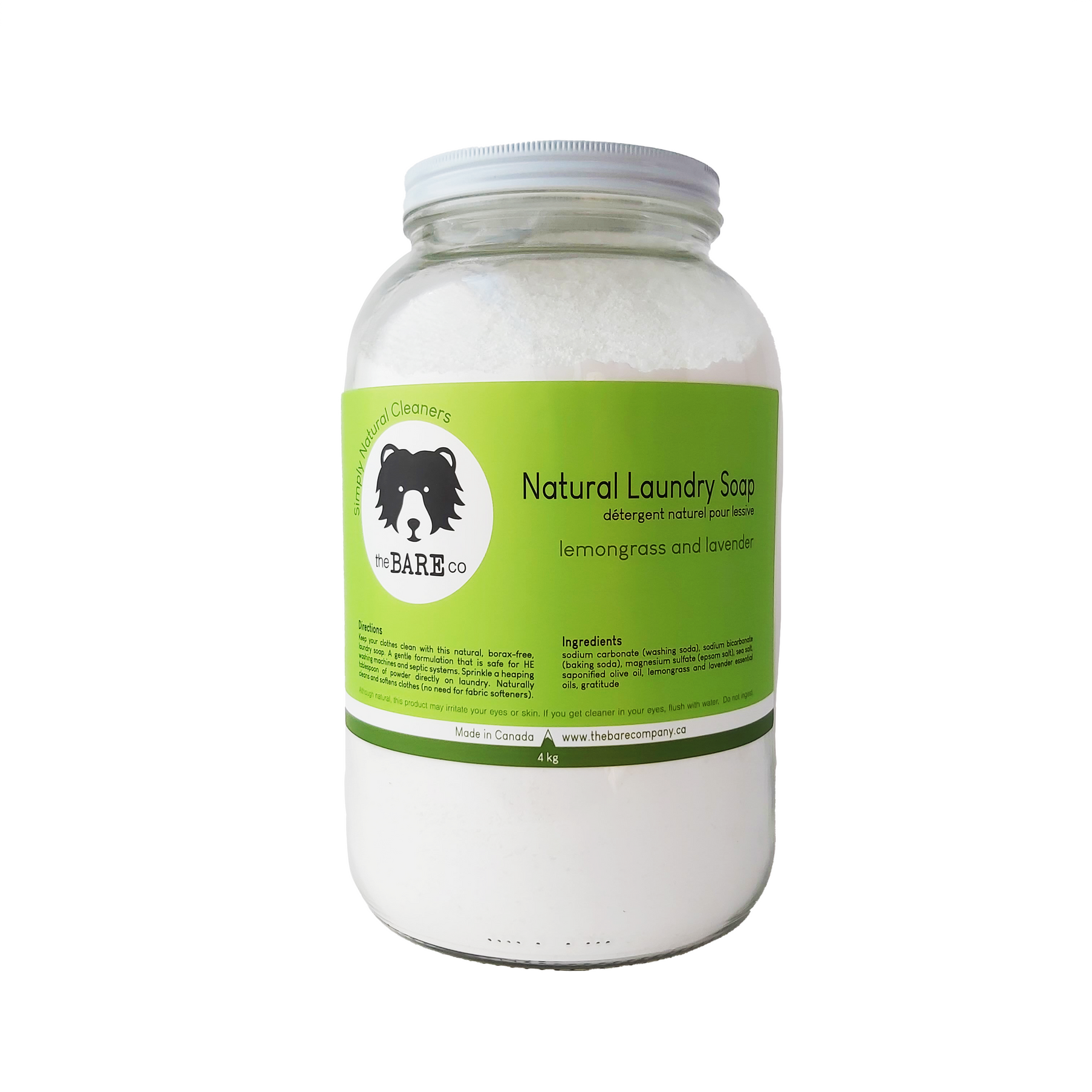 Laundry Powder - 1 Gallon – The Bare Company